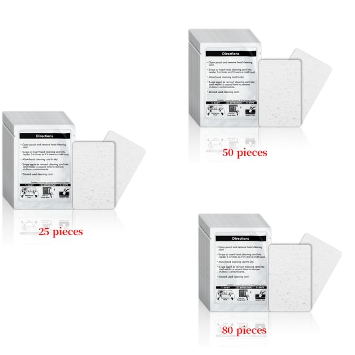 shu xue-Card Reader Cleaning Cards - Dual Side Credit Card Reader ...