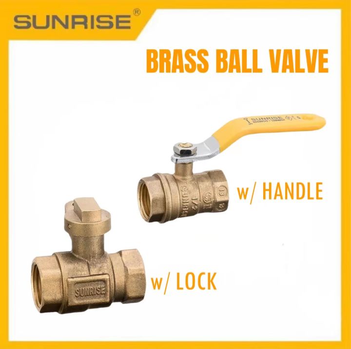 Sunrise BRASS BALL VALVE / SWING VALVE | Lazada PH