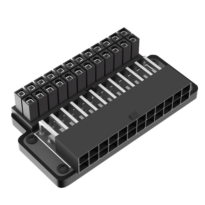 Motherboard Power Supply Cable Connectors 90 Degree 24-Pin ATX Power ...