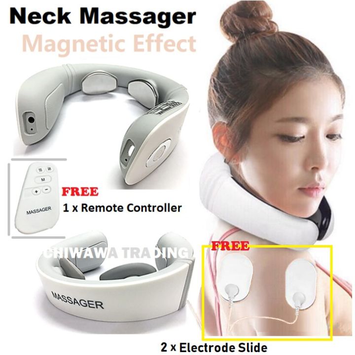 Rechargeable Smart Cervical Back Neck Electrical Magnetic Pulse ...