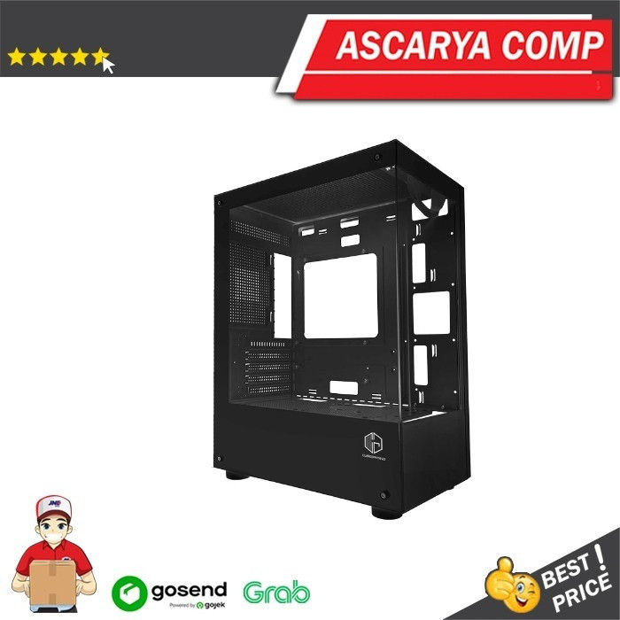 Casing PC CUBE GAMING ZUARV BLACK - mATX Gaming Case - Tempered Glass ...