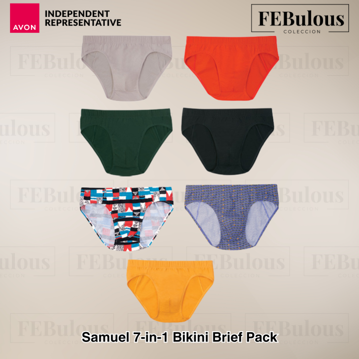 AVON Samuel 7-in-1 Bikini Brief Pack | S - L | FEBulous Colección ...