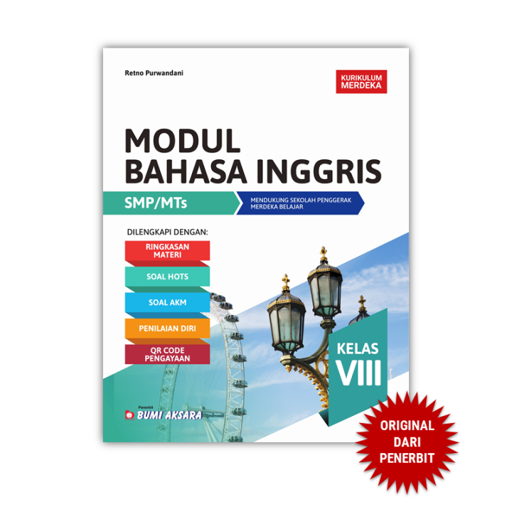 Modul Bahasa Inggris Kelas VIII SMP MTs Kurikulum Merdeka Bumi Aksara | Lazada Indonesia