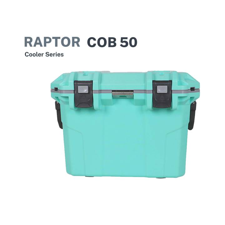 Raptor Cooler Polar Hand Carry 50 Camping Ice and Water Cooler Box ...