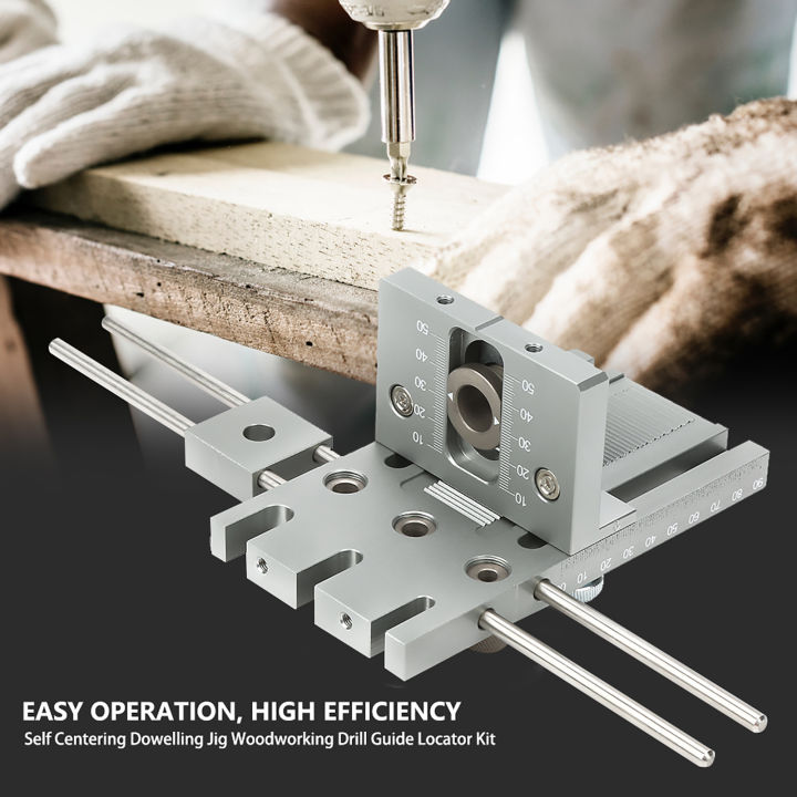 Dowelling Jig Hole Self Centering Locator Drilling Guide Positioner ...
