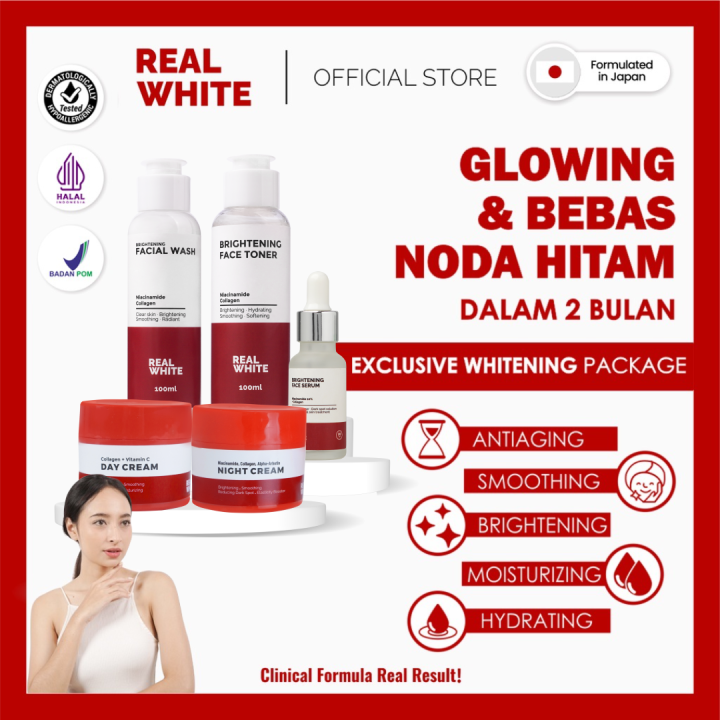REAL WHITE Whitening Exclusive Package | Lazada Indonesia