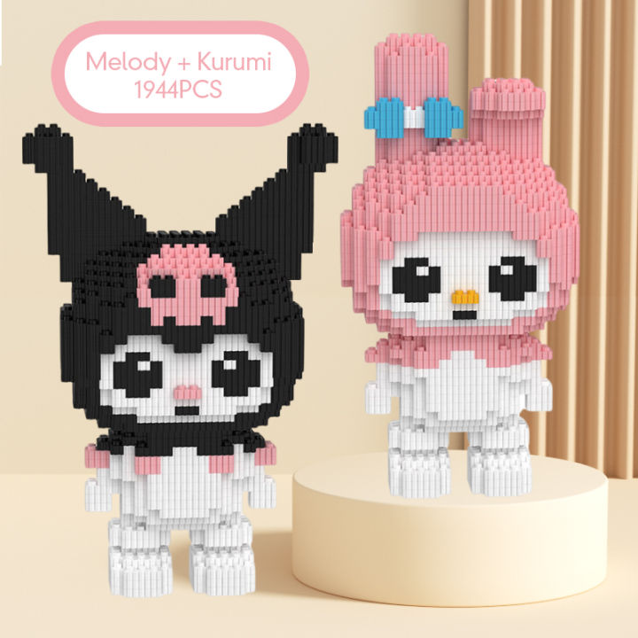 BISA COD Sanrio Kuromi My Melody Lotso Building Blocks Bricks Kartun ...
