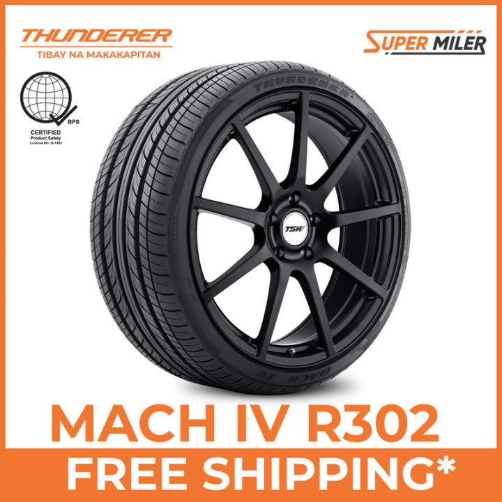 1pc THUNDERER 185/55R16 MACH IV R302 Car Tires | Lazada PH