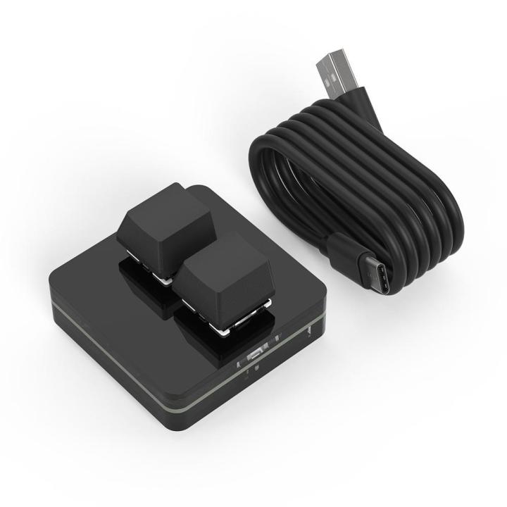 【worth Buy】 Rgb 2 Keys Macro Programming Mini Keyboard For Photoshop Gaming Hotswap Programming
