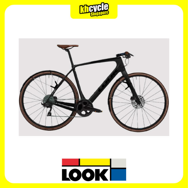 LOOK Bike 765 Gotham GRX 11s Urban Bike full black glossy reflect ...