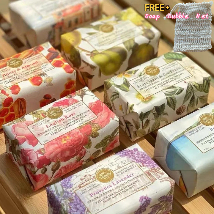 Flower Perfume Soap Natural Aroma Bar Soap สบู่น้ำหอม สบู่ดอกไม้ 200 ...