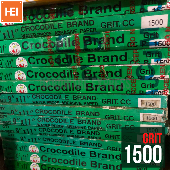 Croco Sand Paper Sandpaper Grit #100 to #1500 (Sold per Sheet) | Lazada PH