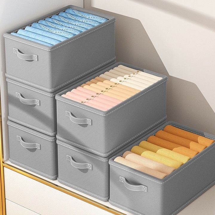 Household Storage Box for Clothes Foldable Clothes Organizer Wardrobe ...