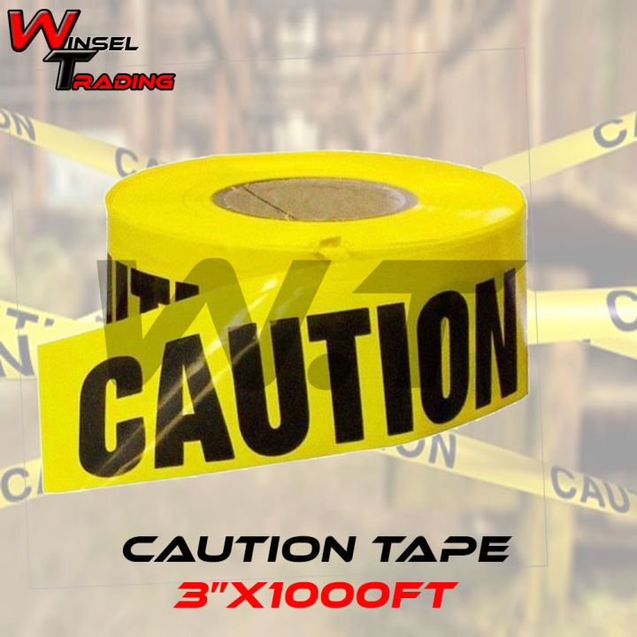 Caution Tape 3"X1000ft | Lazada PH