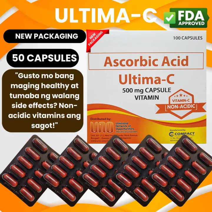 Ultima c 50 Pcs Capsules Original Ultima C Na Pampataba Na Pampagana ...