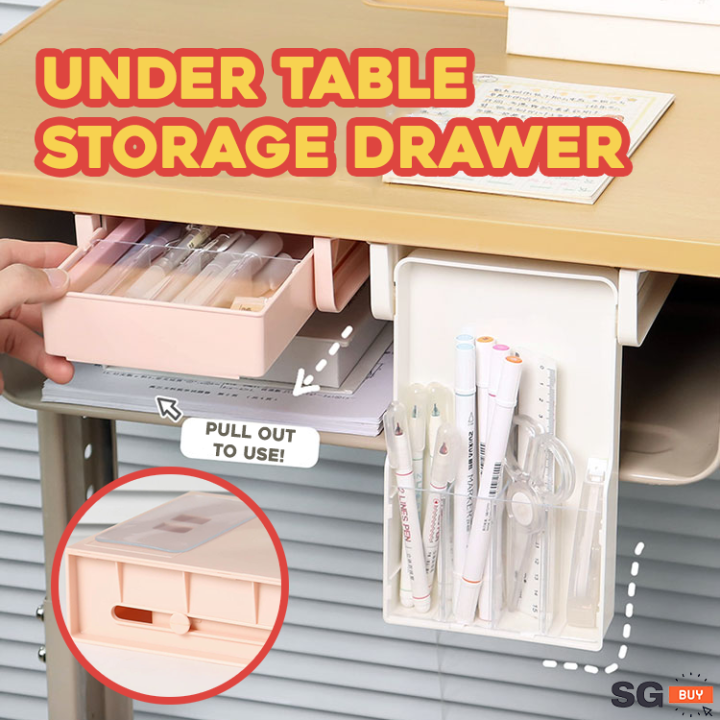 Under Table Storage | Under Desk Drawer | Under Table Drawer | Table ...