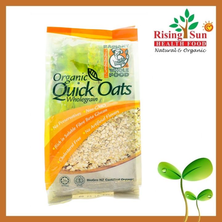 Radiant Organic Quick Oats 500g | Lazada