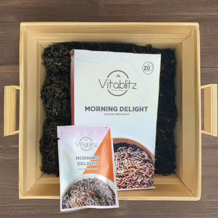 Teh Hitam English Breakfast Tea Morning Delight Vitabliz Teh Celup Box ...