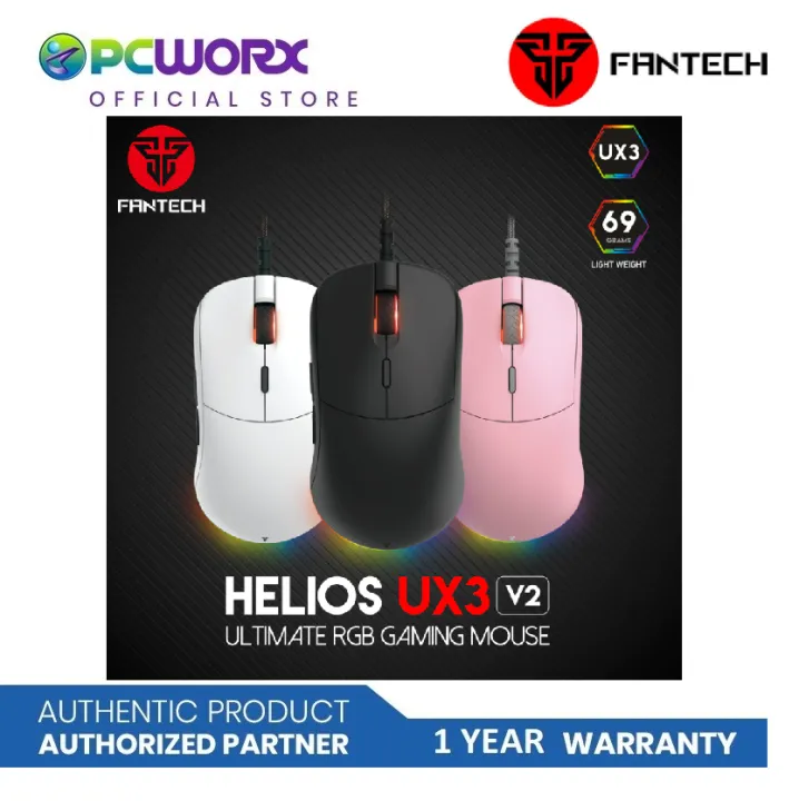 Fantech UX3 Helios Ultimate RGB Gaming Mouse Black | Gaming Mouse ...