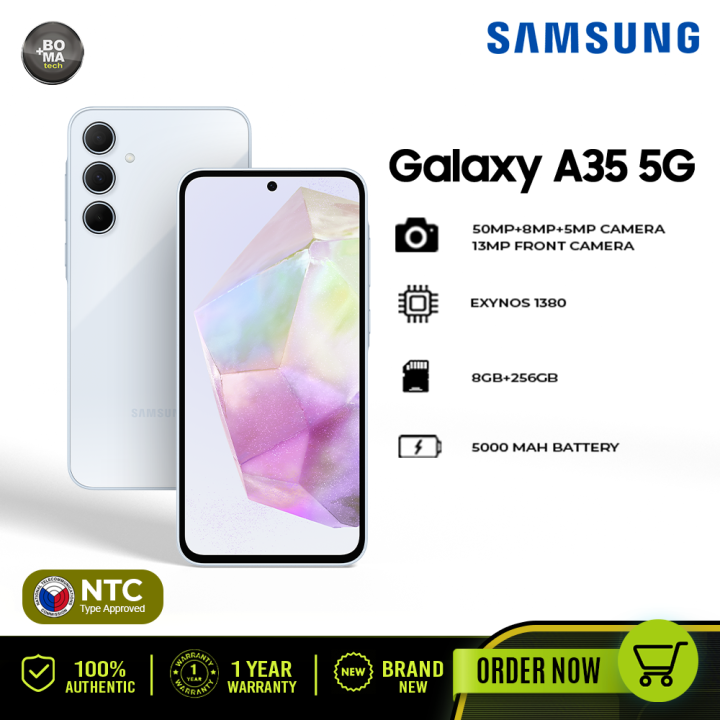 Samsung Galaxy A35 5G 8Gb+256Gb | Exynos 1380 (5 nm) | Octa-core (4x2.4 ...