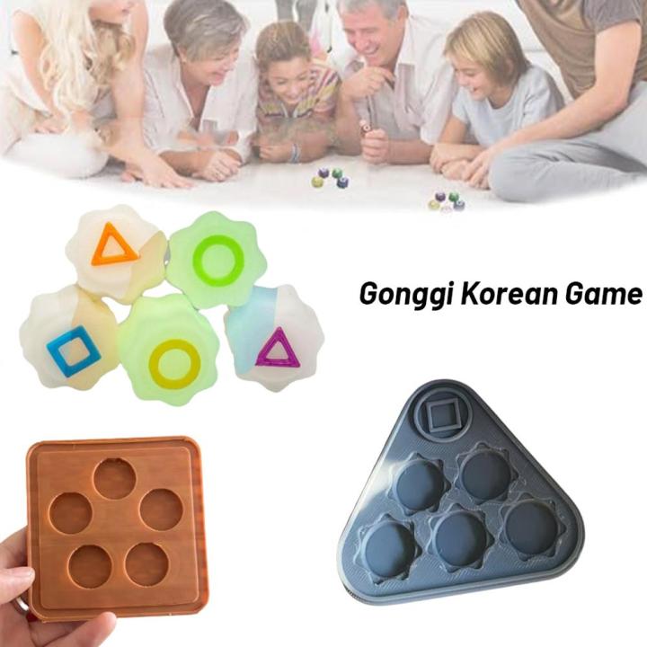 Gonggi Korean Traditional Play Game Props Stone Catching Toy Game ...