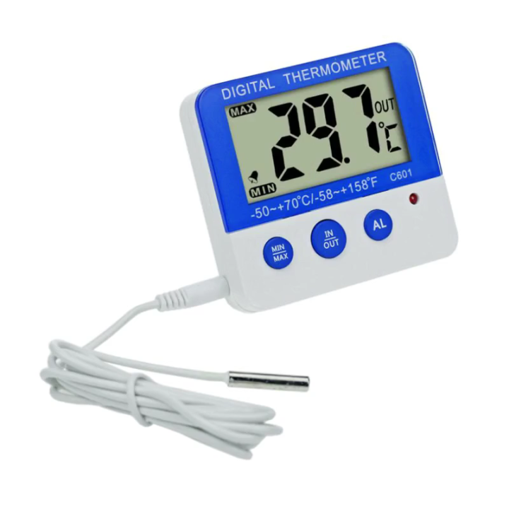 Digital Refrigerator Thermometer with Probe Freezer Room Thermometer ...