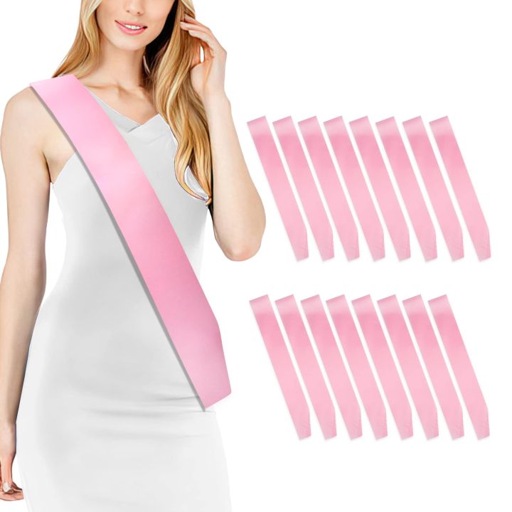 PT180 Plain Color Sash, Various Color for Any Occasion Customize Letter ...