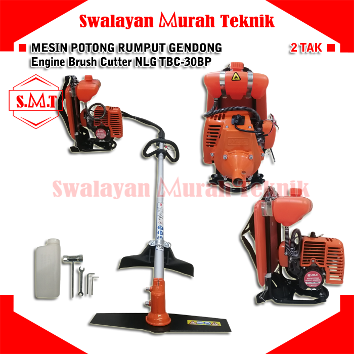 Mesin Potong Rumput Gendong 2 Tak NLG TBC-30BP Engine Brush Cutter ...