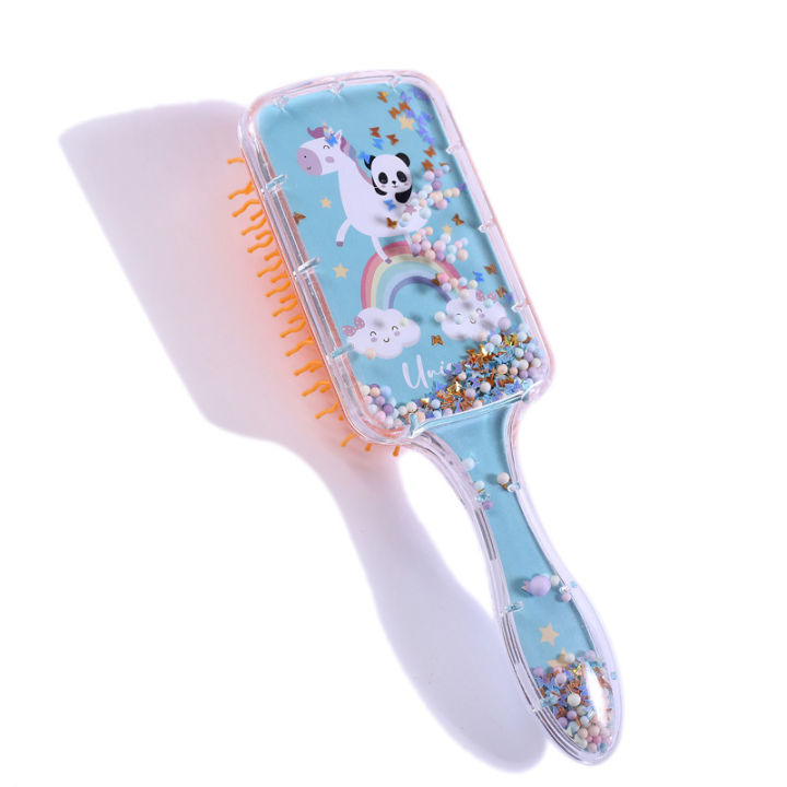 CH-FASHION Cartoon Rainbow Hair Brush Pony Airbag Comb Print Air ...