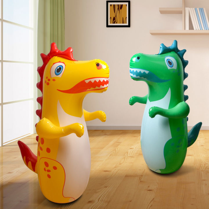 90CM Inflatable Punching Dinosaur Punching Toy for Kids Inflatable ...
