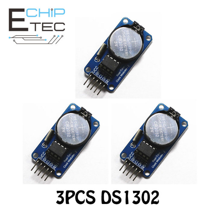 3PCS RTC DS1302 Real Time Clock Module For AVR ARM PIC SMD for Arduino | Lazada PH