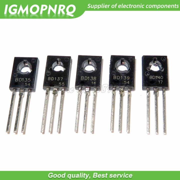 10PCS BD131 BD132 BD135 BD136 BD137 BD138 BD139 BD140 TO-126 NPN Power ...
