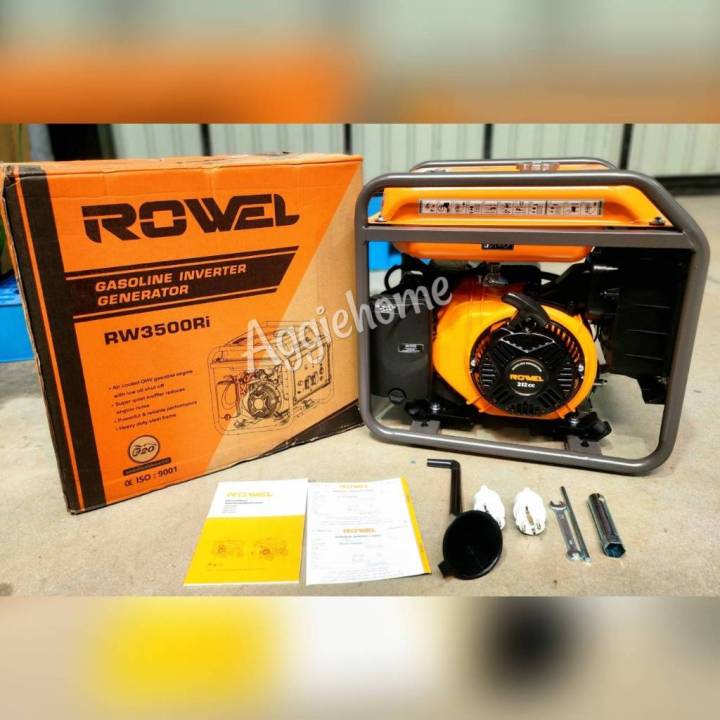 ROWEL เครื่องปั่นไฟ รุ่น RW3500RI 7แรงม้า 3500วัตต์ 220V (เชือกดึง ...