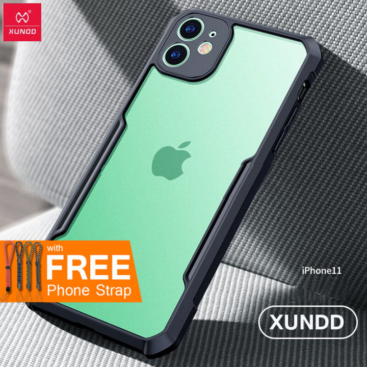 Xundd [ORIGINAL] Beatle Series Clear Hybrid Shock Proof Armor Case for iPhone 11 / iPhone 11 Pro ...