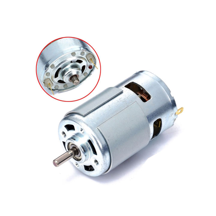 775 DC Motor DC 12V-36V 3800-9000 RPM Ball Bearing Large Torque High ...