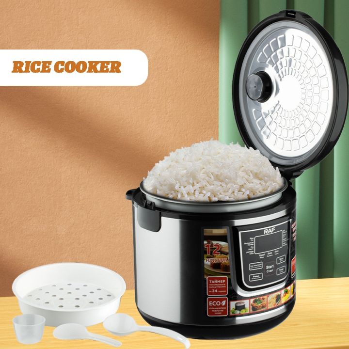 RAF Rice cooker smart 6L automatic health home stainless steel rice ...