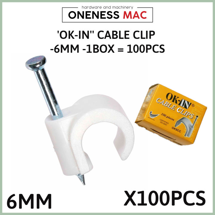 'OK-IN'' CABLE CLIP -5MM~35MM | Lazada