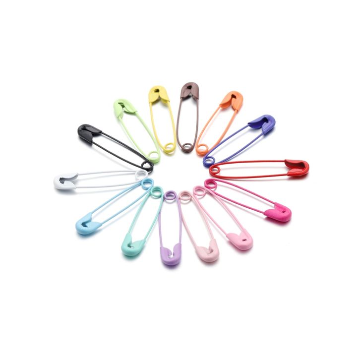 50pcs Colorful Safety Pins Candy Color Safety Pin For DIY Brooch ...