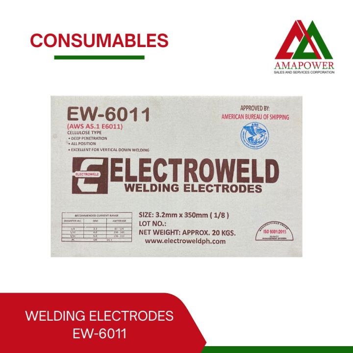 WELDING ELECTRODES EW-6011 20kg | Lazada PH