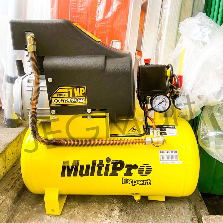 MESIN KOMPRESOR ANGIN LISTRIK MULTIPRO DCC-125/25 GD AIR COMPRESSOR ...