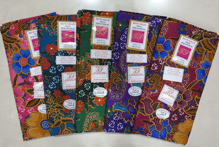 [Kothriwalla] Sarung Kain Batik Tiga Serangkai beraneka corak Made in ...