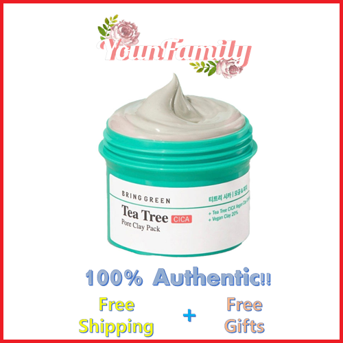 [Bring Green] Tea Tree Cica Clay Pack 120g | Lazada