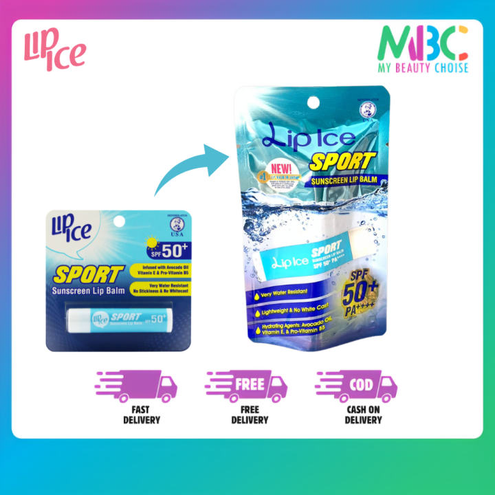 Lip Ice Sport Sunscreen Lip Balm SPF50+ | Lazada Indonesia