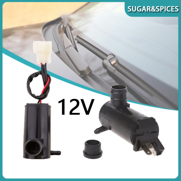 12V Windshield Wiper Washer Pump Front Windshield Water Spray Pump ...