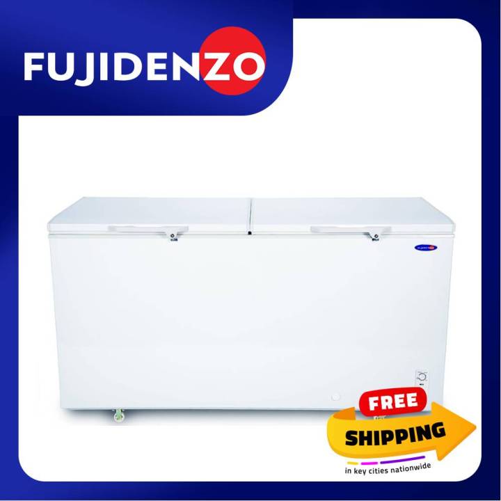 Fujidenzo 18 cu. ft. Dual Function Solid Top Chest Freezer/Chiller FC-18ADF2 (White) | Lazada PH
