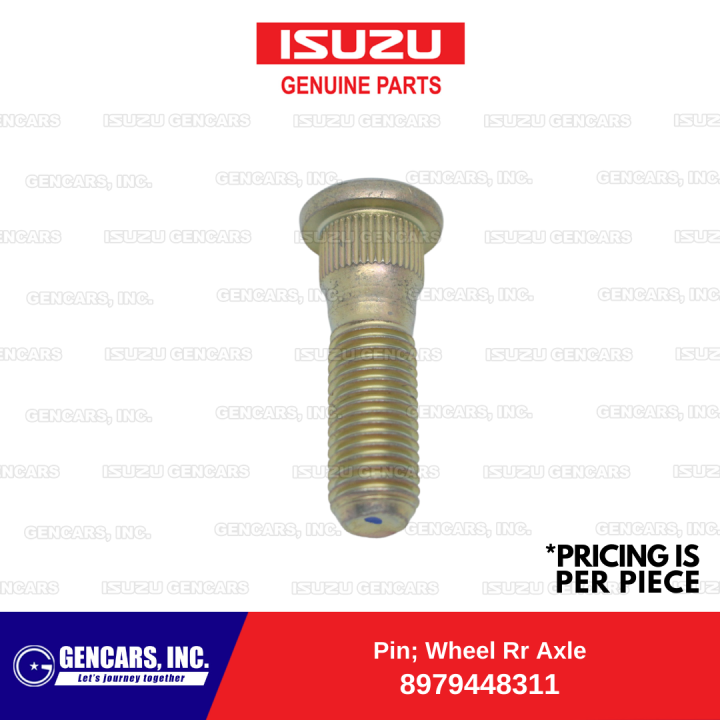 Isuzu Stud Bolt Wheel for D-Max, mu-X 2015-2019 (8979448311) (Genuine ...