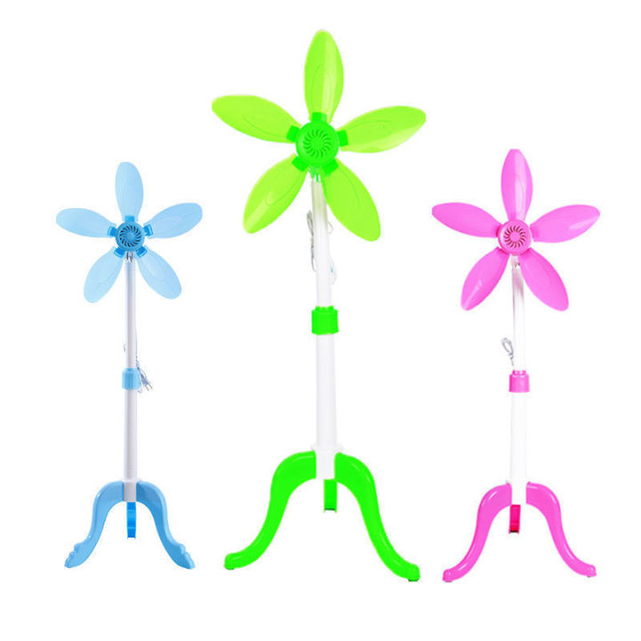 TJA Adjustable 5 Blades Stand Fan Family Electric Stand Fan Foldable ...