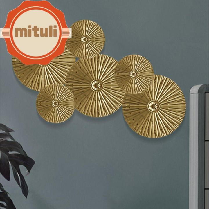 MITULI เรโทร แหวนโครงเหล็ก ง่ายต่อการใช้ การตกแต่งผนัง ภาพพื้นหลัง การ ...