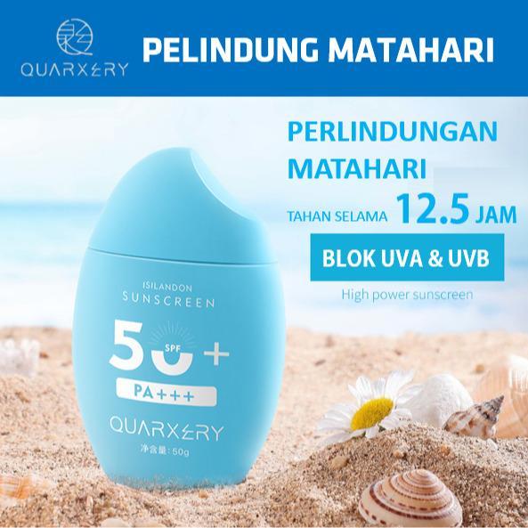 QUARXERY Sunscreen Pelindung Matahari SPF50+ PA+++ 50g Isilandon ...