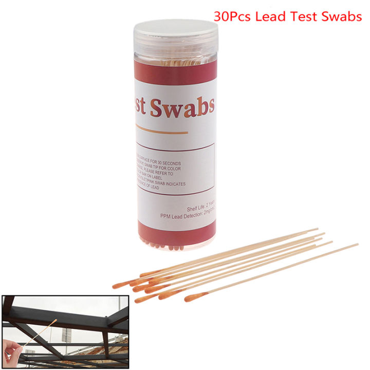 KHEI Laboratory Lead Test Kit with 30 Testing Swabs Rapid Test Results ...